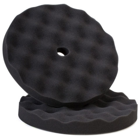 BLACK WAFFLE FOAM POLISHING PAD